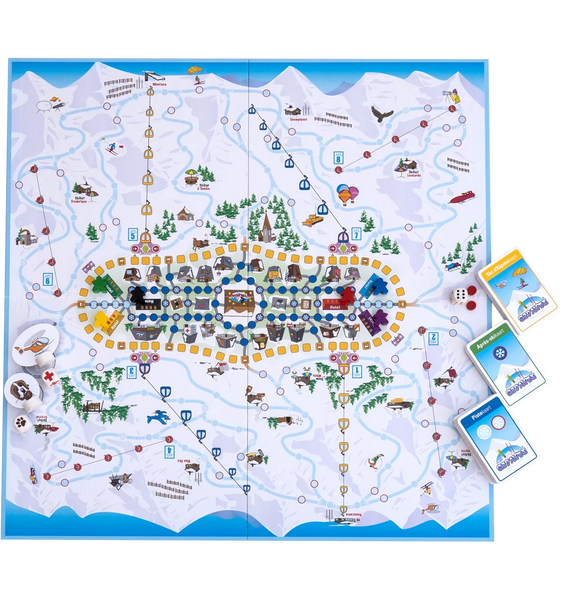 Ski d' Alpine Bordspel – SnowParts